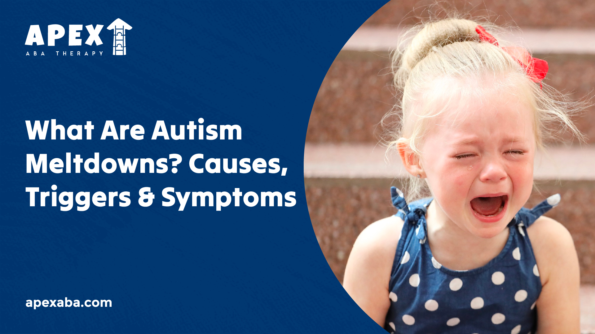 What Are Autism Meltdowns? Causes, Triggers & Symptoms - Apex ABA Therapy
